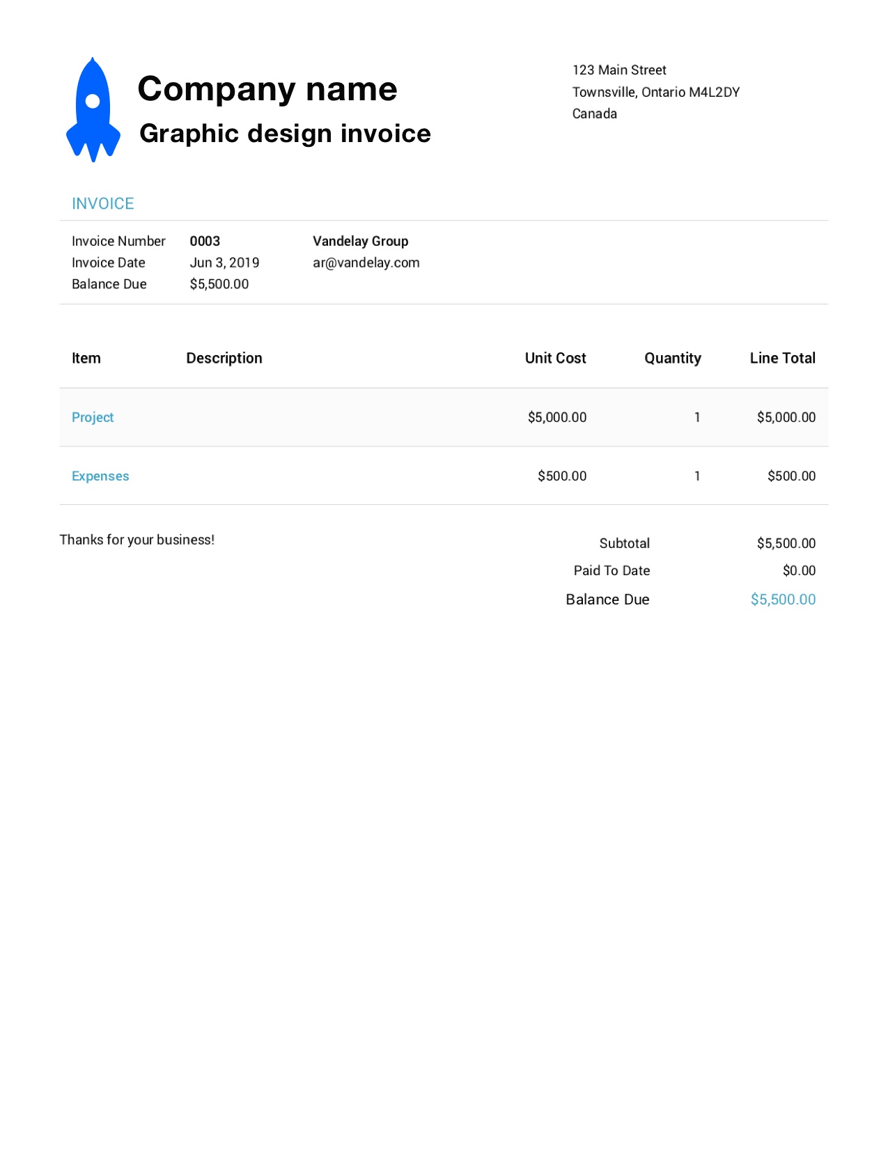 Graphic Design Invoice Template. Customize and Send in 90 Seconds Graphic Design Invoice Template. Customize and Send in 90 Seconds